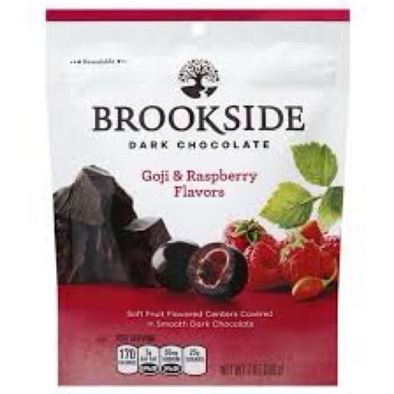 Brookside Dark Chocolate Goji, Goji and Rapsberry 7 Oz (198 G) | Shopee ...