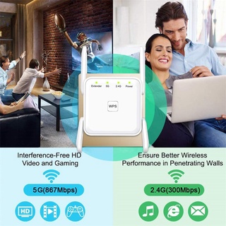 RISE Wifi Extender 5g WiFi Repeater 5G Dual Band WiFi Range Extender ...