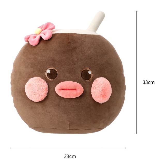 Miniso Beverages Series Pillow Strawberry Milk Shake and Little Bear ...