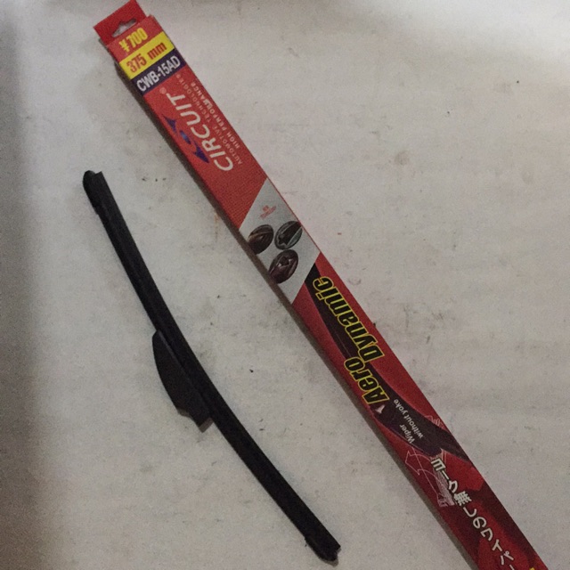 CIRCUIT WIPER BLADE 15" AERO DYNAMIC (banana type) | Shopee Philippines