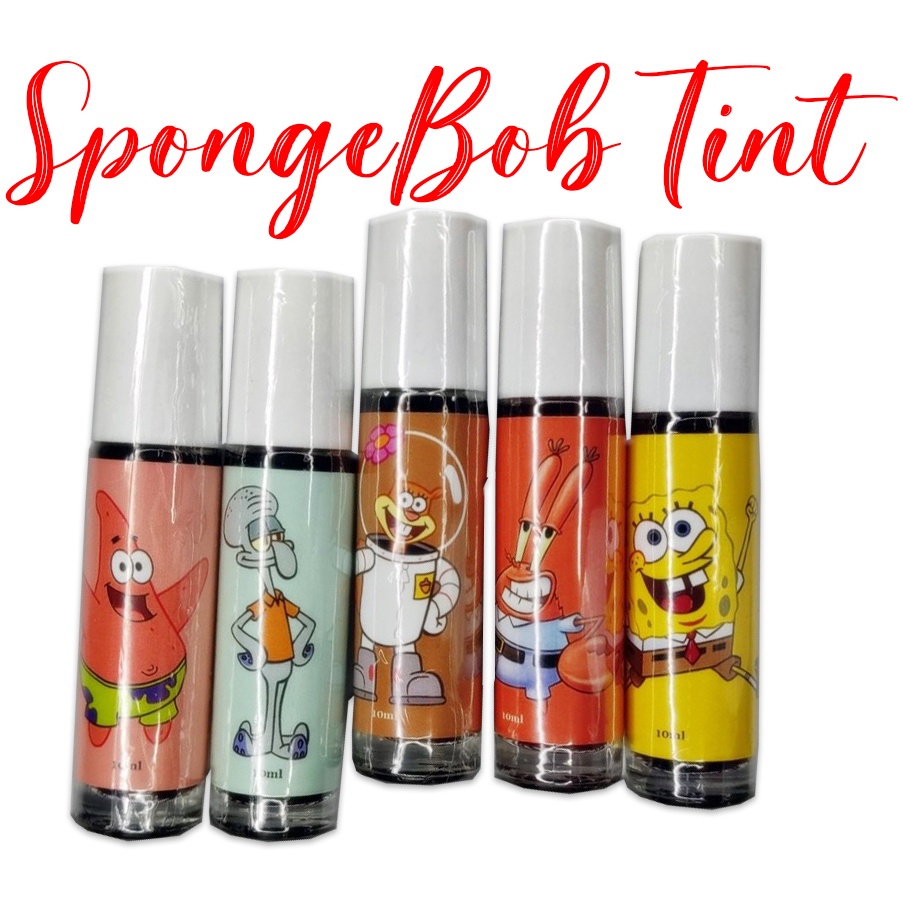 SpongeBob Lip and Cheek Tints 10ml Liptint Lipstain Tint | Shopee ...