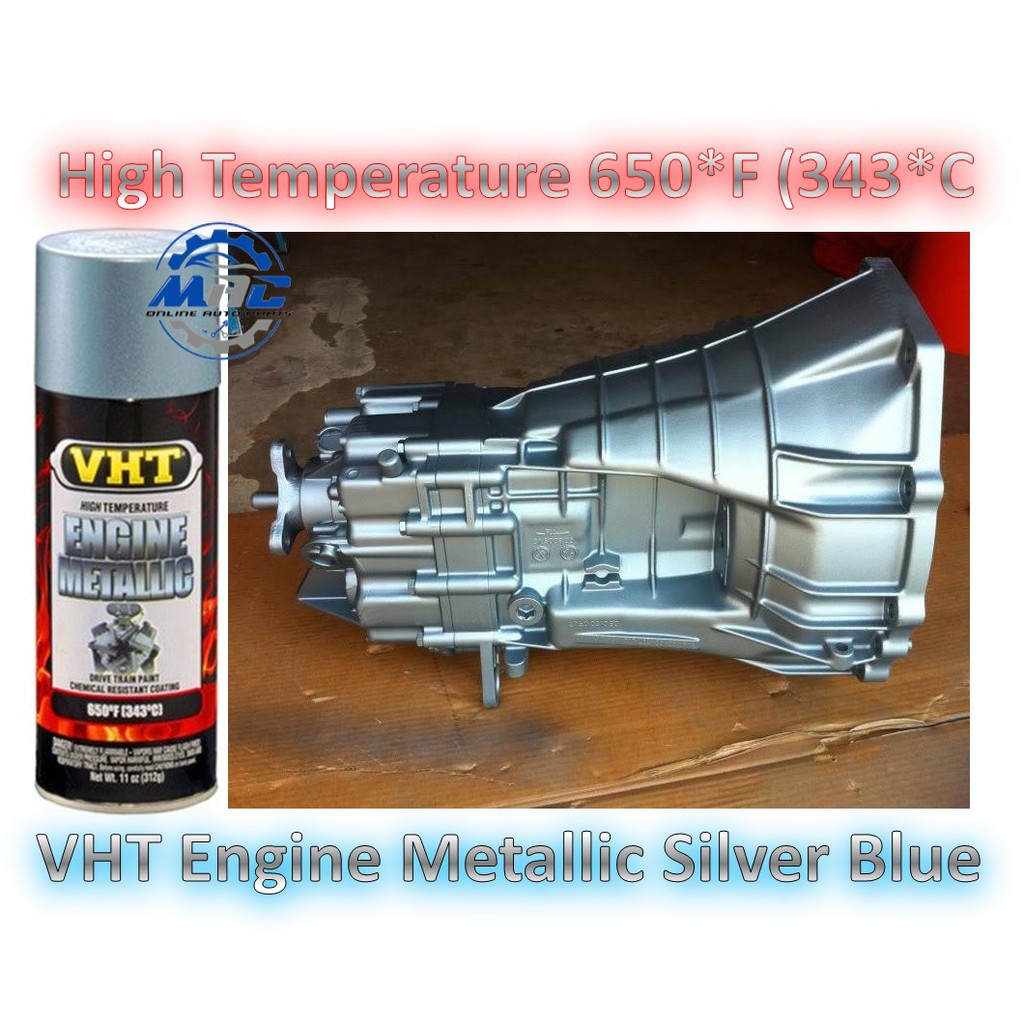 VHT Engine Metallic Titanium Silver Blue 11oz | Shopee Philippines
