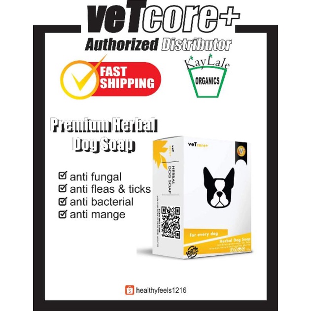 VETCORE+ PREMIUM HERBAL DOG SOAP 120g | Shopee Philippines