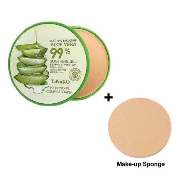 Tanako Aloe Vera Compact Face Powder | Shopee Philippines