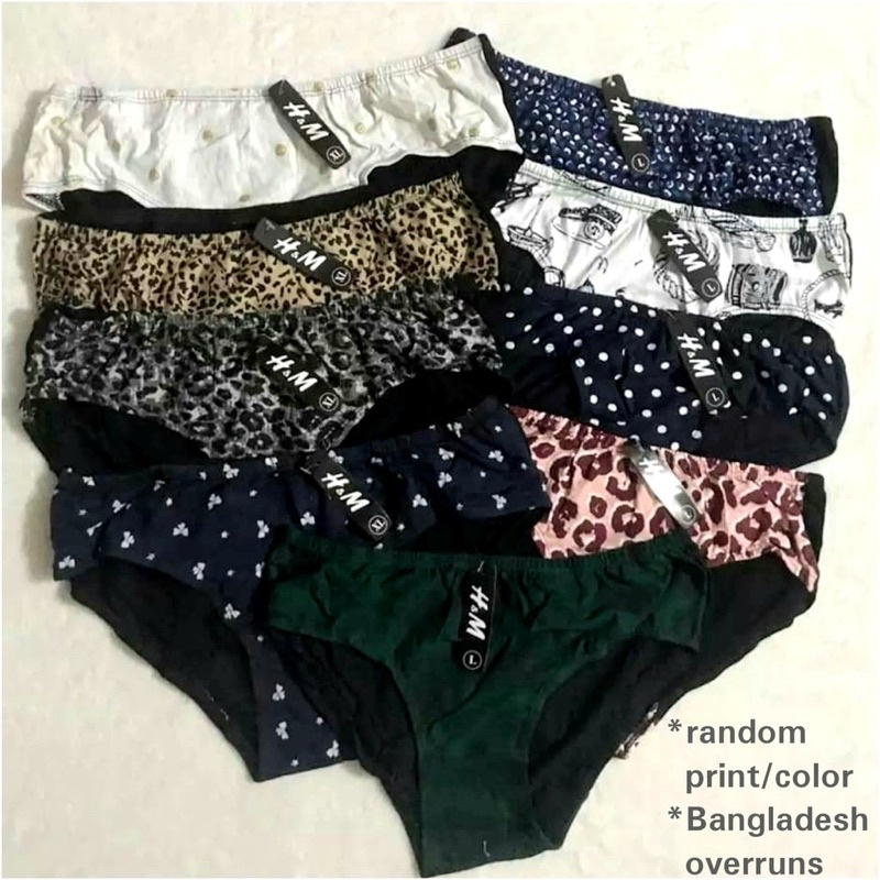 COD☑️12Pieces Soen Floral Women's Panty Underwear S-M-L-XL | Shopee ...