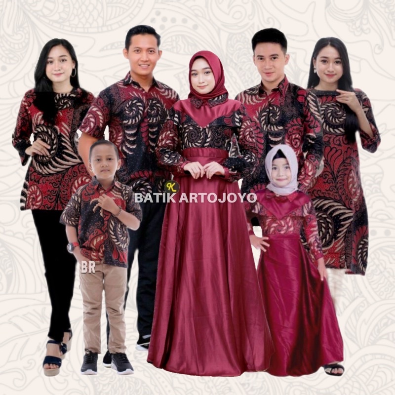 The Latest modern Family couple Batik Set couple Batik Robe jumbo ...