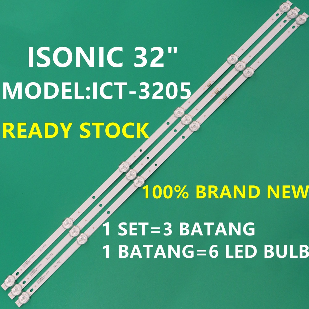 ICT-3205 ISONIC 32 INCH LED TV BACKLIGHT ( LAMPU TV ) ICT3205 32 ...