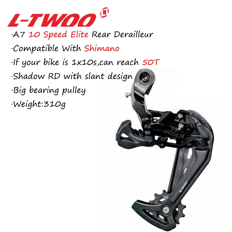 LTWOO A7 Elite 1X10S Groupset upkit 10 Speed RD Shifter Derailleur ...