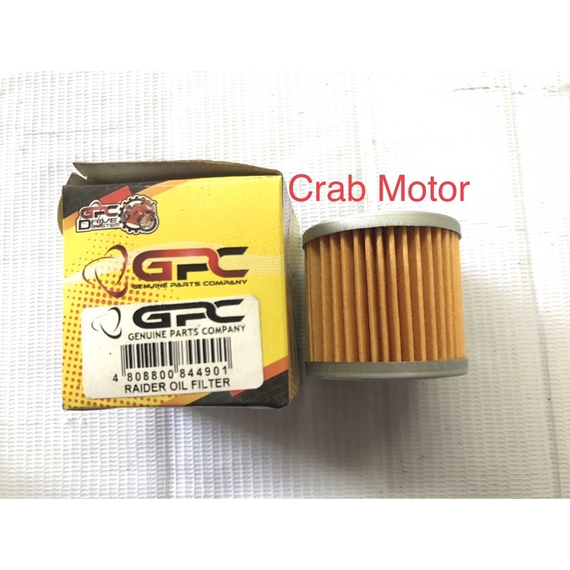 GPC Oil Filter Raider J / Raider 150 / Skydrive / Smash / Gixxer / GSX ...
