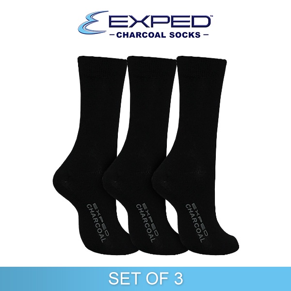 Exped Men Casual Cotton Charcoal Regular Socks 560766/540268 Black & White Original Cotton set ...