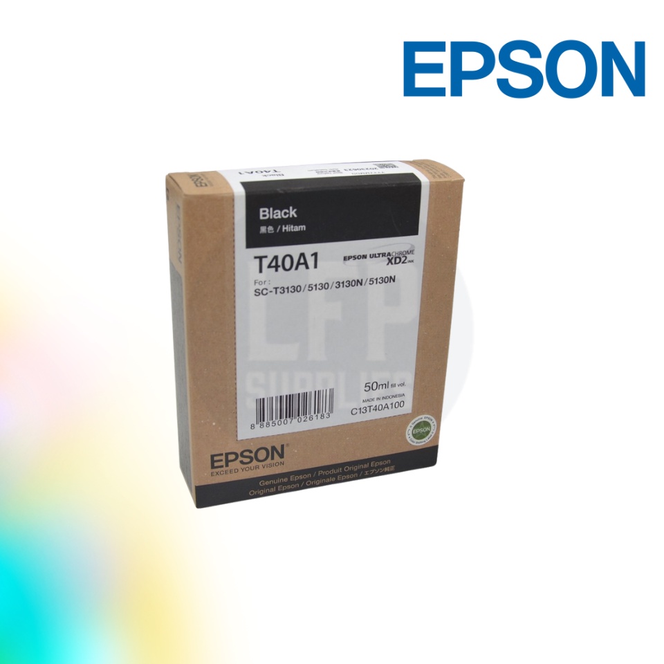 Epson T40 Ink Cartridges (For Epson T3130/T3130M/T5130) (C13T40B100 ...