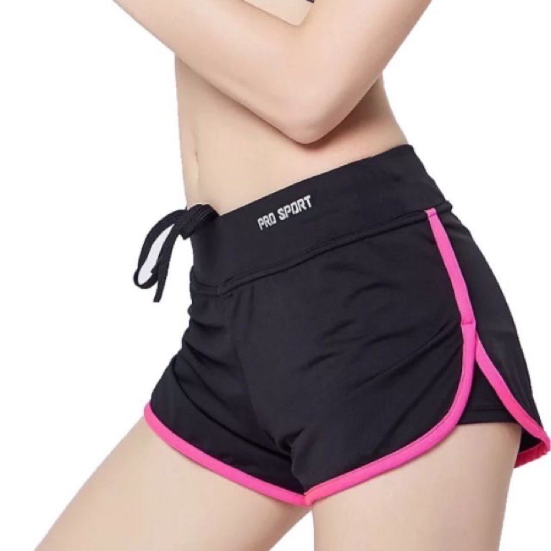 Running Shorts 2 In 1 Double-deck Quick Dry GYM Sport Short Sweatpants Yoga Sportswear For Women ...