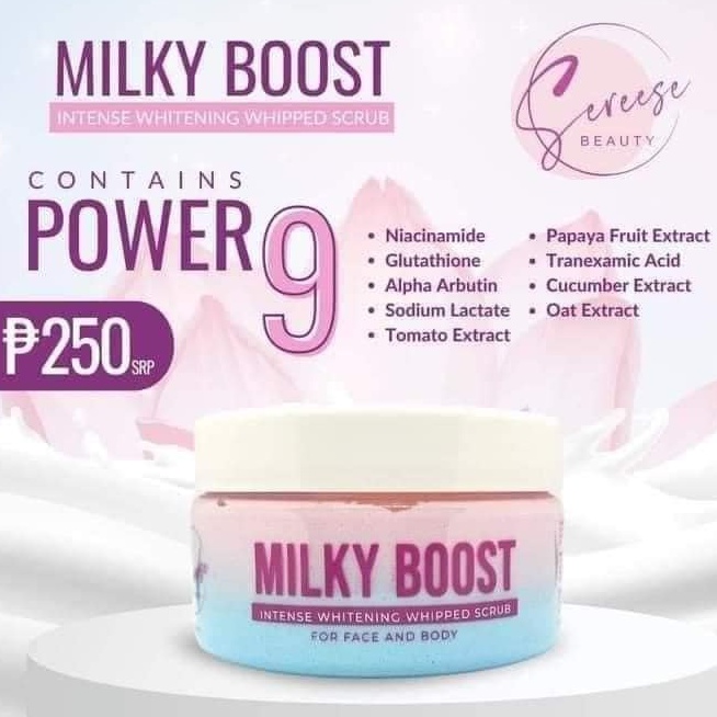 Sereese Beauty Milky Boost Intense Whitening Whipped Scrub 250g EXP 08. ...