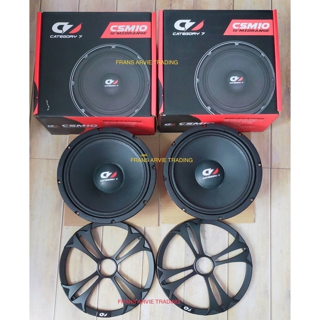 CATEGORY 7 CSM10 10” INCH MID BASS SPEAKER (2pcs) + | Shopee Philippines