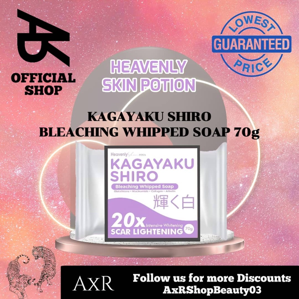 Legit KAGAYAKU SHIRO BLEACHING WHIPPED SOAP 70g | Shopee Philippines