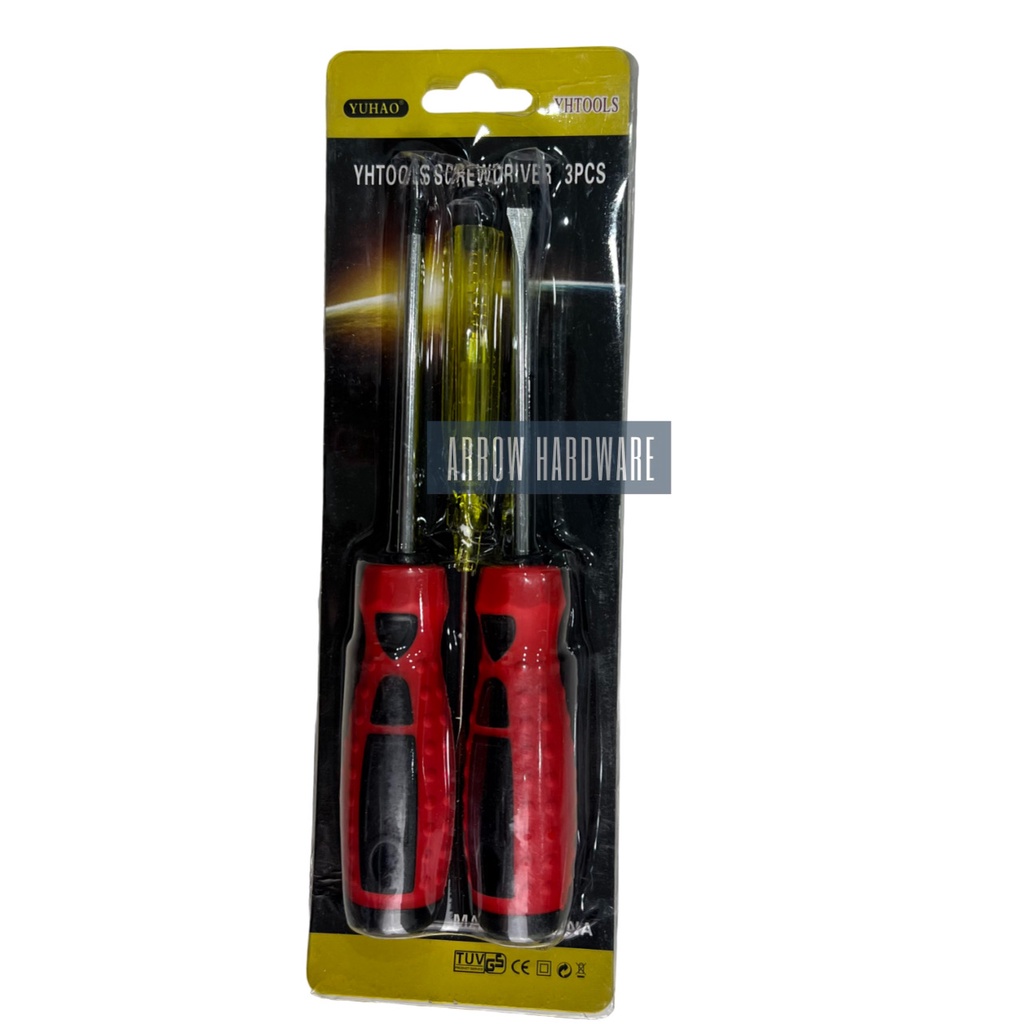 Screwdriver Set Steel Flat Screw driver Philip Screw Tools 6pcs ...