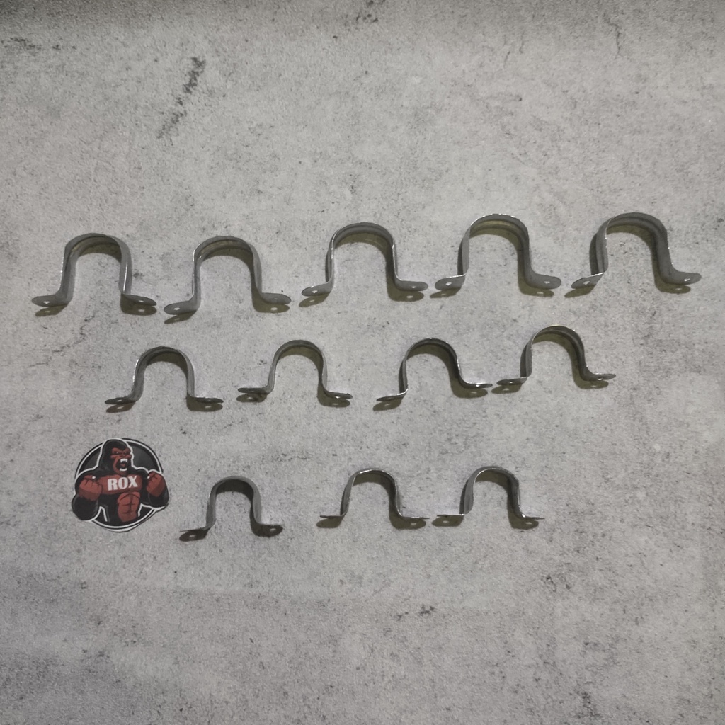 Omega Pipe Clamps 1/2"/3/4"/1" Pipe Clamps | Shopee Philippines