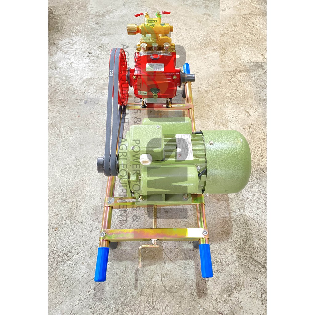 Kawasaki Power Sprayer With Induction Motor 1.5HP Power Spray Belt ...