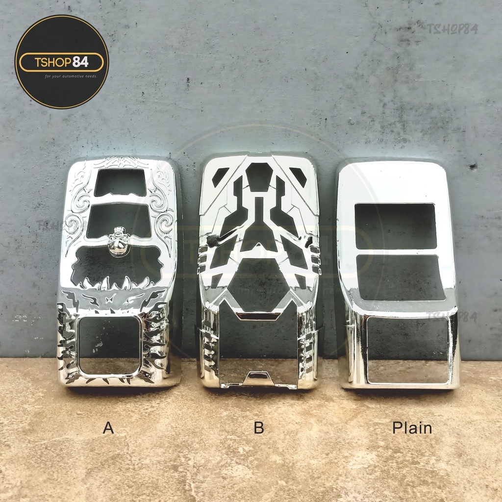 Bajaj RE Rear Light Rear Indicator Cover Set Chrome #A1 #A2# A43 ...