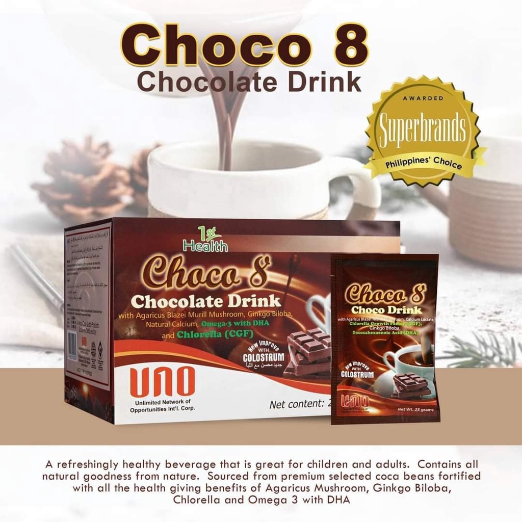 UNO CHOCO 8 CHOCOLATE DRINK 25g | Shopee Philippines