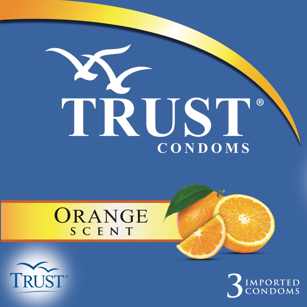 TRUST CLASSIC Condom Orange Scent 12g | Shopee Philippines