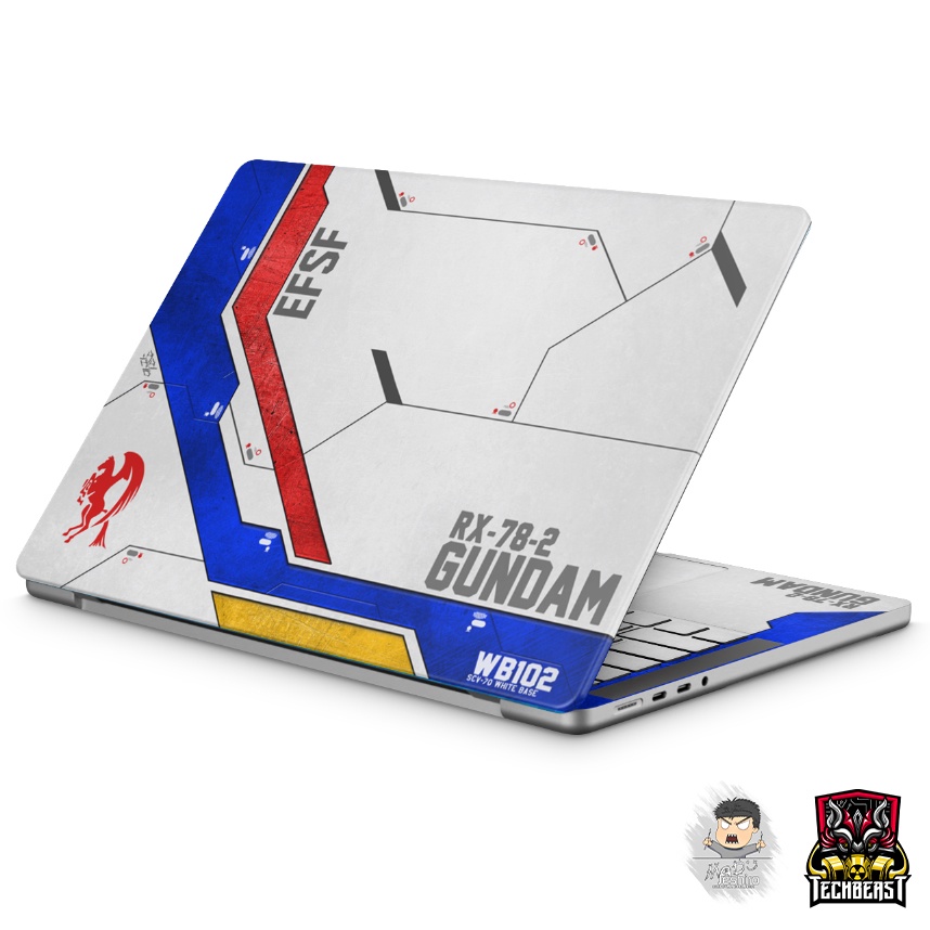 3M Gundam Laptop Skin Vinyl Wrap Techbeast ( MESSAGE YOUR LAPTOP MODEL ...