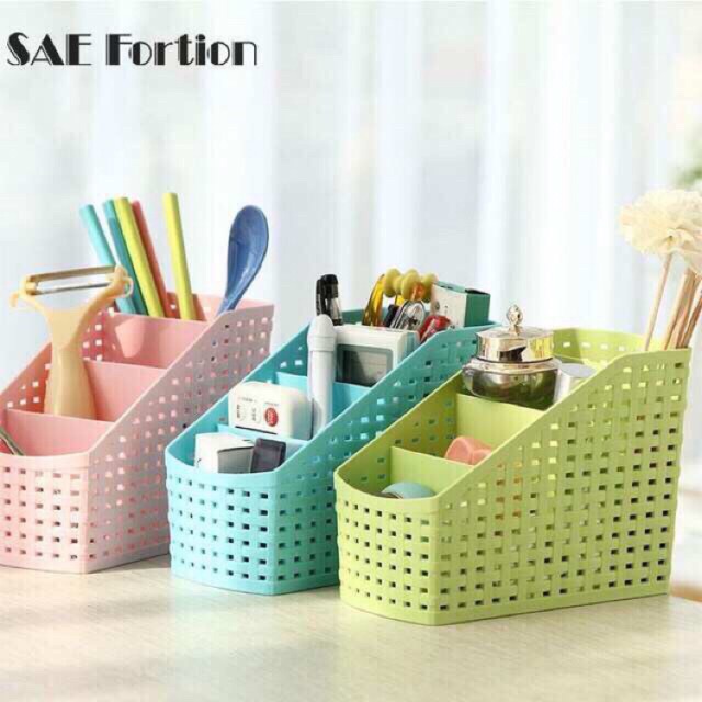 JS MINI 4 GRID DESK STORAGE ORGANIZER | Shopee Philippines
