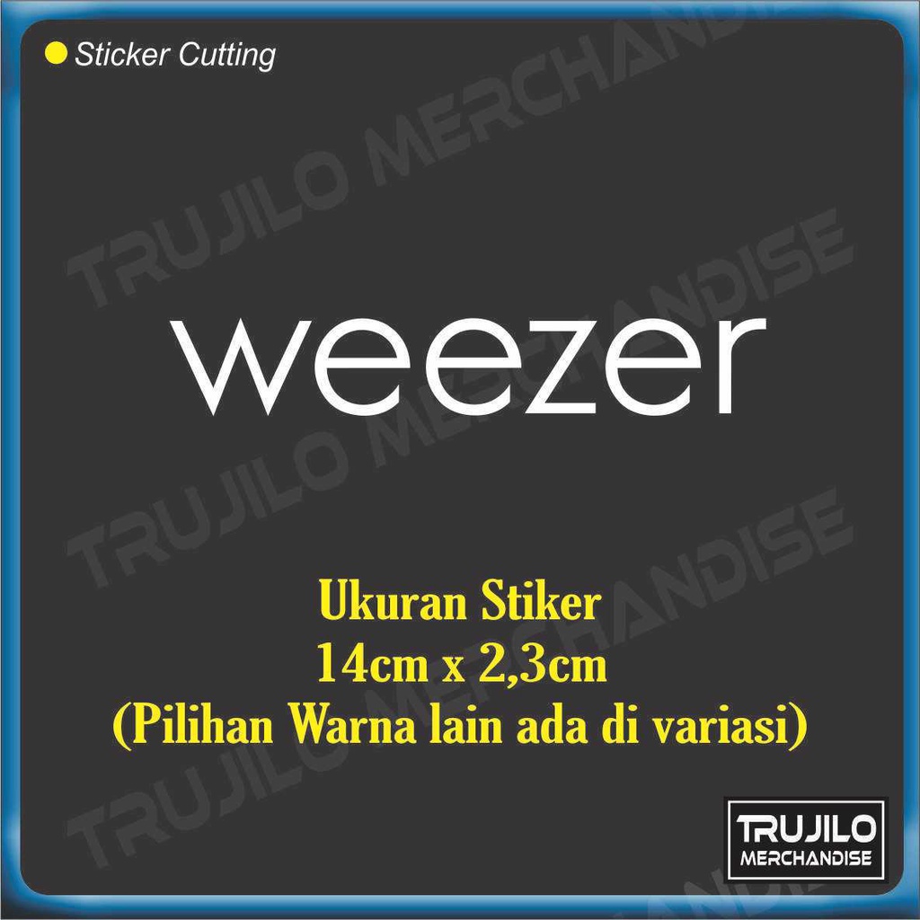 Weezer Band Music Cutting Band Sticker | Shopee Philippines