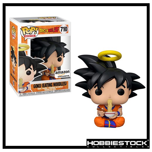 Funko Pop! Animation: Dragon Ball Z S7 - Goku Eating Noodles (Amazon ...