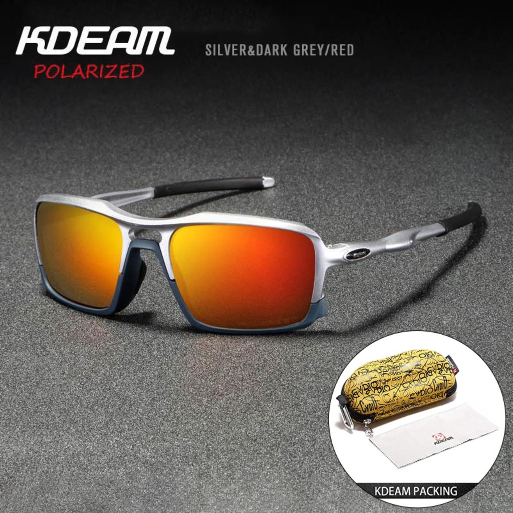 Original KDEAM New Sports UV400 Sunglasses High-end Ultra-light TR-90 Frame True With Brand Box ...