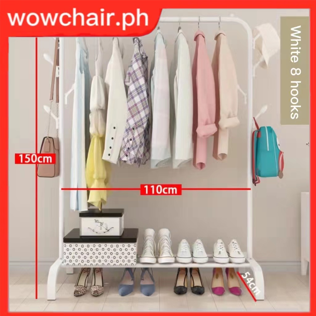 Floor-standing Drying Rack Bedroom Clothes Hanger Floor Drying Rack ...