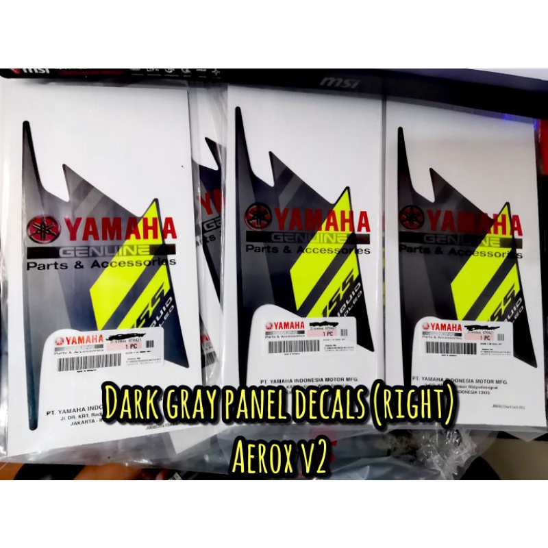 Yamaha Aerox V2 Panel decals / cowling sticker aerox v2 | Shopee ...