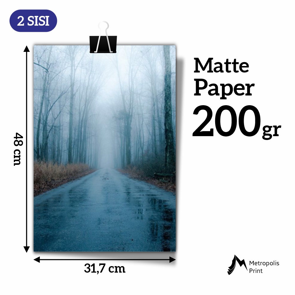 Matte Paper 200 (2 Sides) | Shopee Philippines