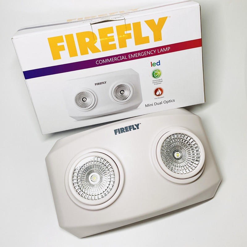 Firefly FEL207L Emergency Light Mini Dual Optics | Shopee Philippines