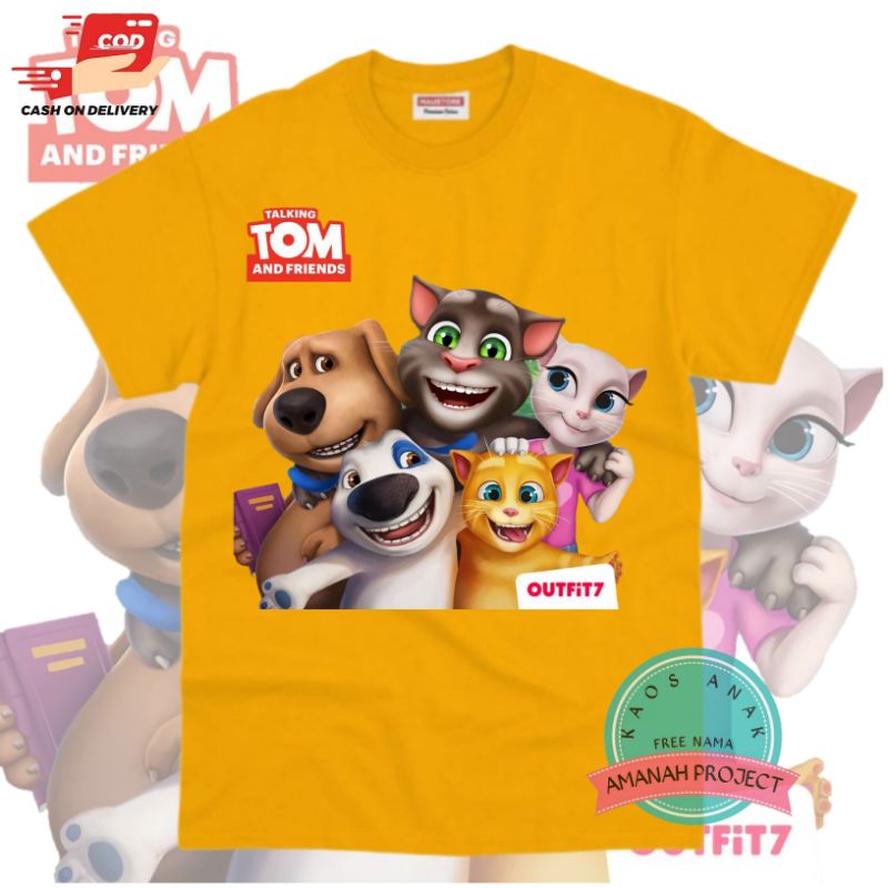 Talking TOM GAMES Clothes For Kids PREMIUM Material | Shopee Philippines