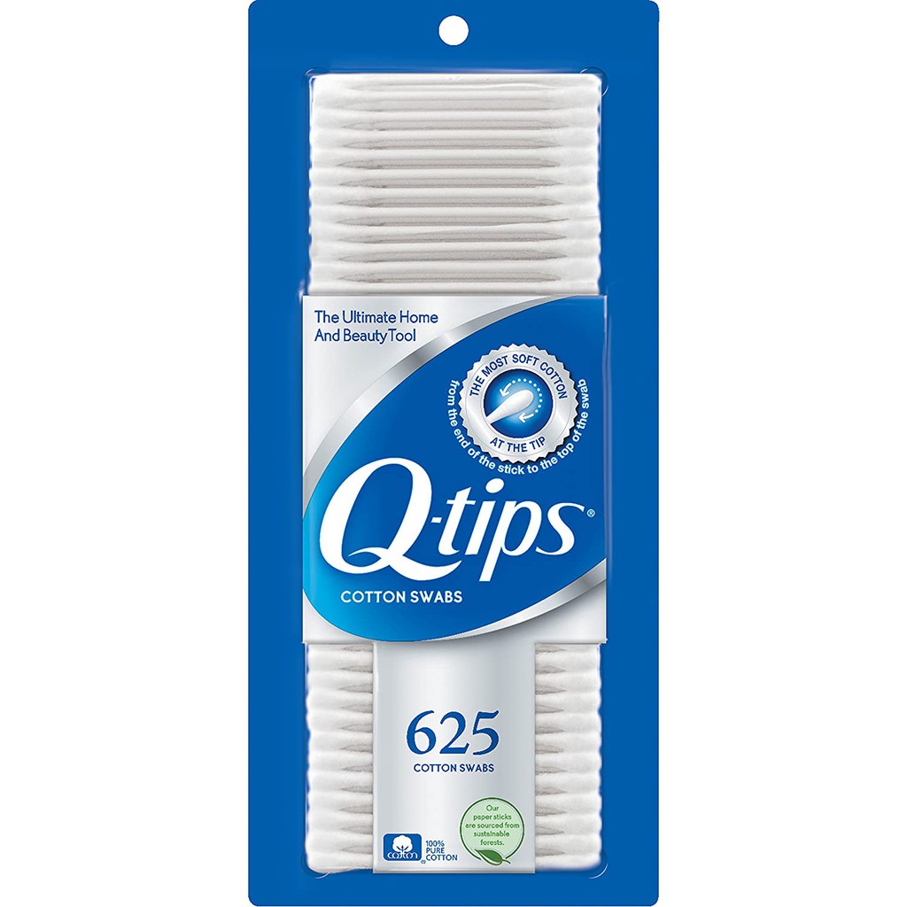 Q-Tips Cotton Swab 625 counts | Shopee Philippines