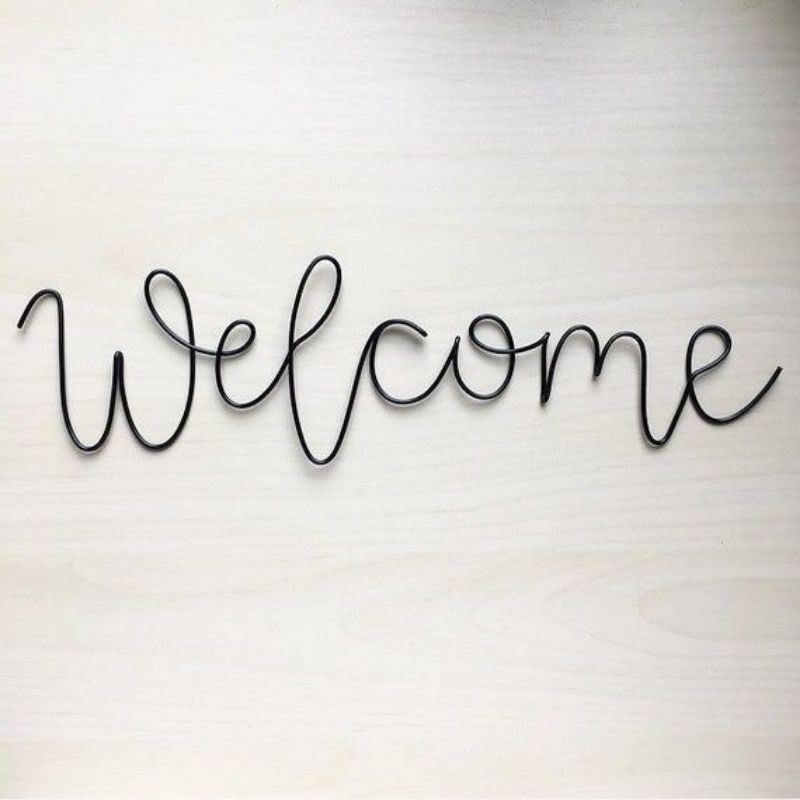Rattan decoration with welcome/queen word/wall rattan | Shopee Philippines