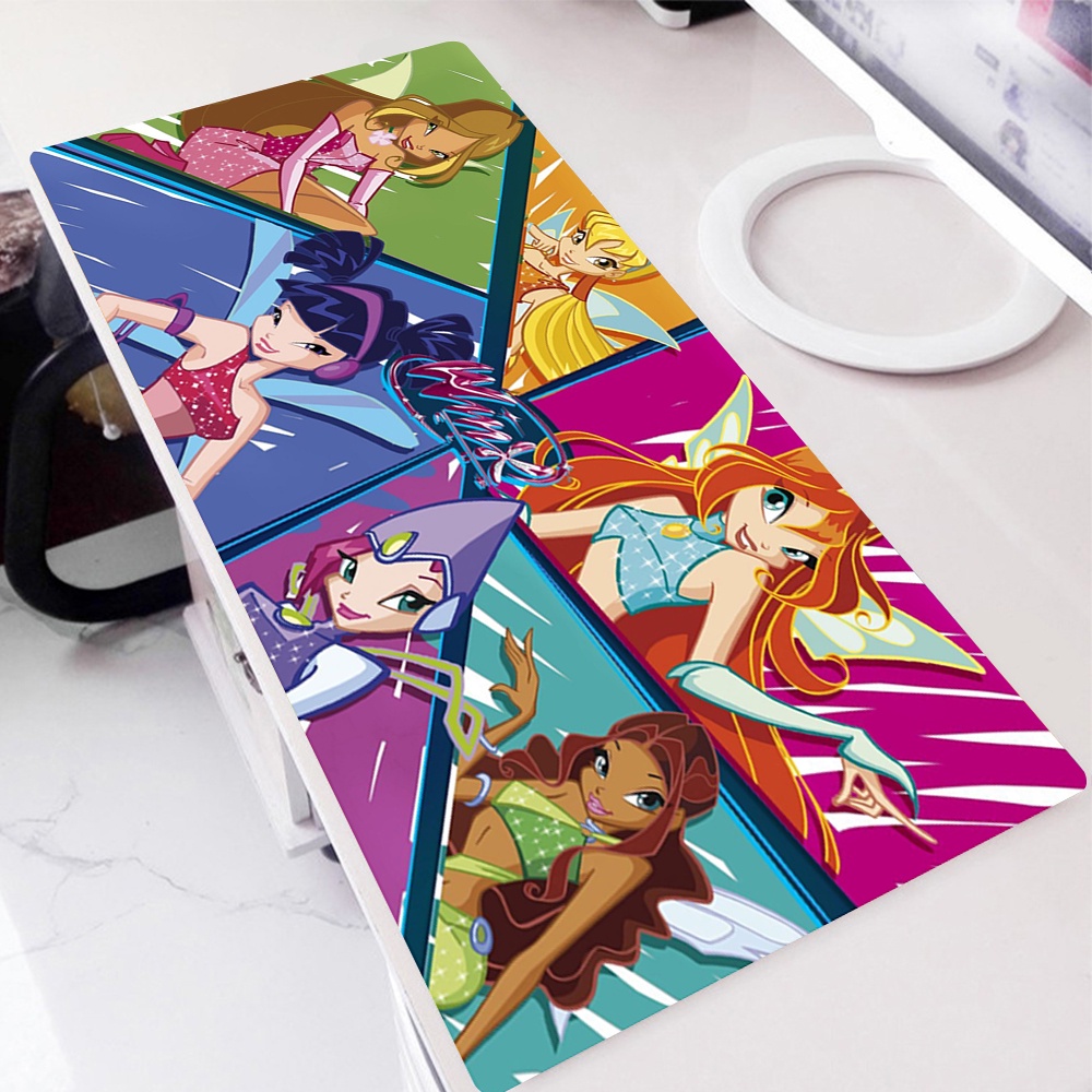 Winx Clubs Cartoon Anime Gaming Mouse Pad for Pc Gaming Room | Shopee ...