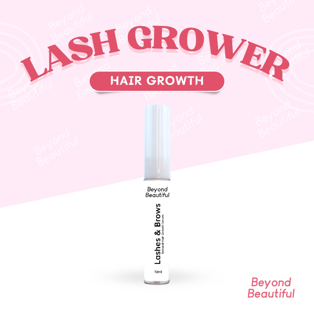 Lashes and Brows Hair Growth Activator Serum with Castor Oil + Aloe ...