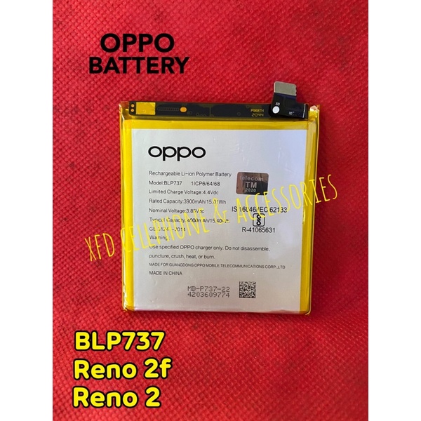 OPPO RENO RENO 2 2F BLP737 BATTERY REPLACEMENT | Shopee Philippines
