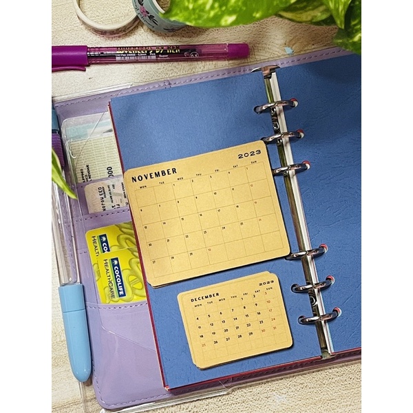 2023 Small Calendar Sticker Set,Minimalist,journal planner Sticker ...