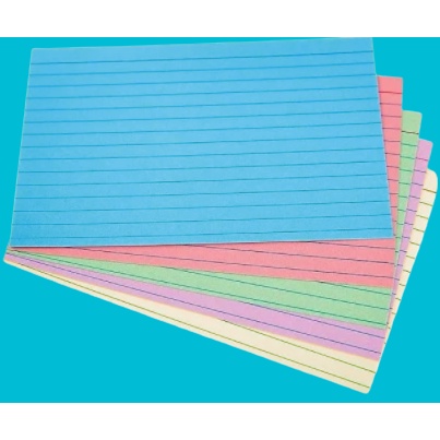 Index card White and colored 1/2-1/4-1/8 (100 pcs per pack) | Shopee ...