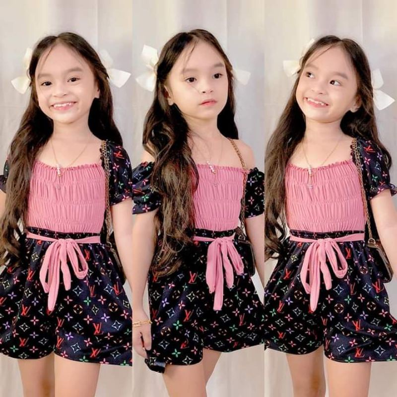 PUFF KIDS TERNO SHORT ~LEONAH PUFF FIT 4-6 YRS OLD | Shopee Philippines