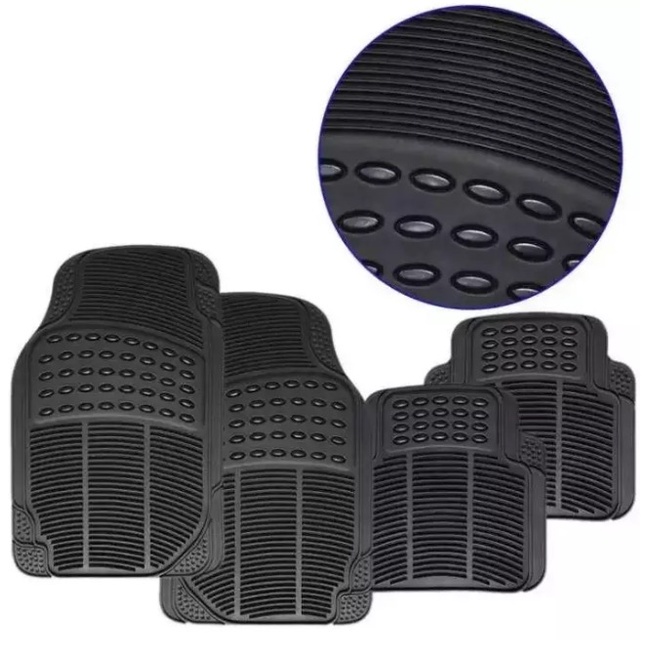 Heavy Duty Premium universal car floor guard mattings 4 pcs /set Rubber ...