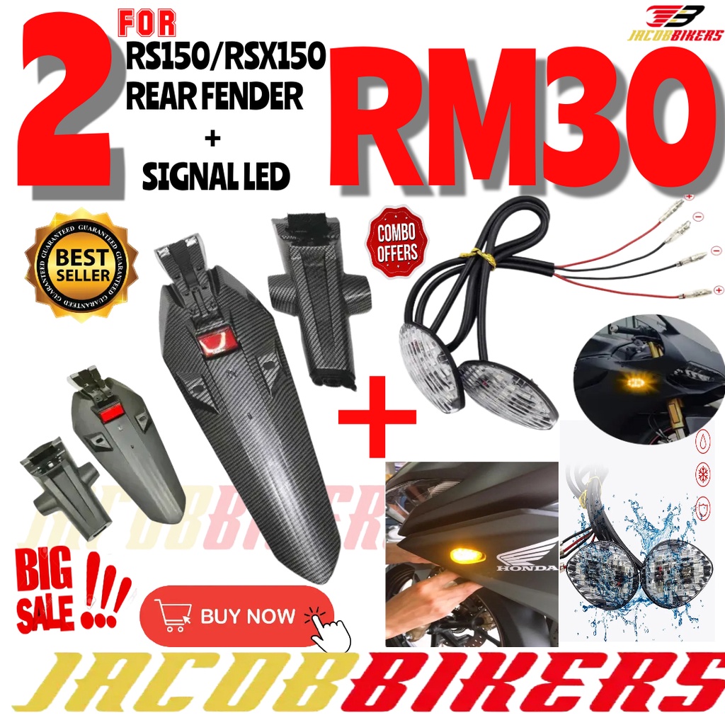 COMBO SET HONDA WINNER X RS150 V1 V2 RSX150 EKOR REAR FENDER V1 V2 ...
