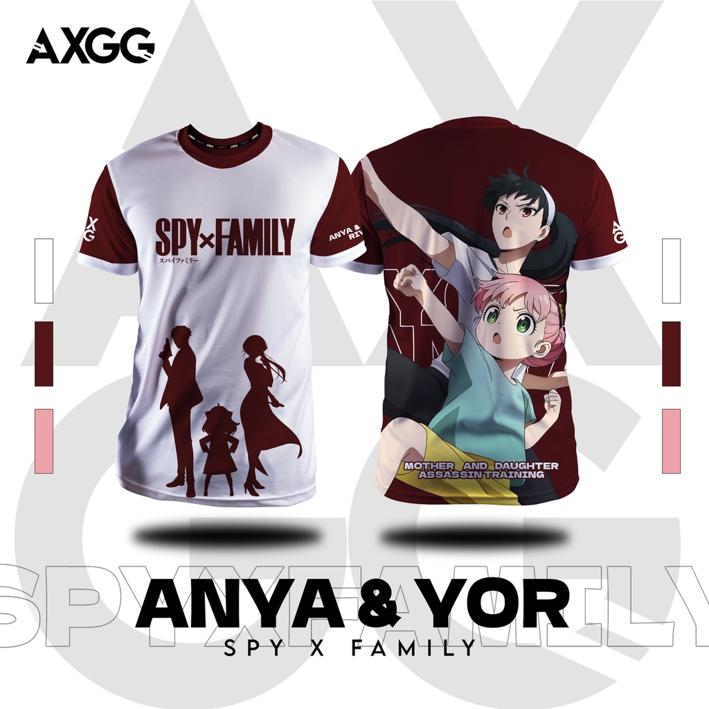 AXGG " Spy X Family " - Duo Set Anime T-Shirt | Shopee Philippines