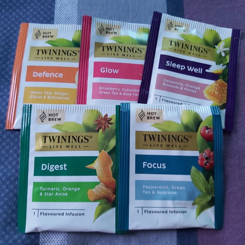 Twinings Tea of London Original and Live Well sold per Piece (Tingi ...