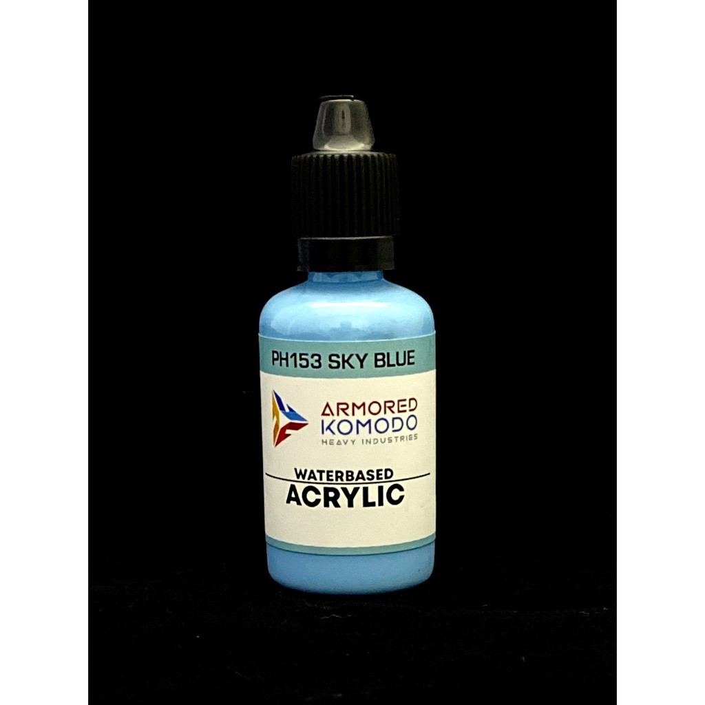 Sky Blue PH153 Waterbased Acrylics 30ml Armored Komodo | Shopee Philippines