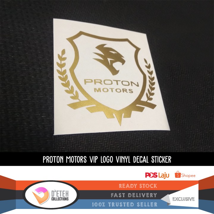 PROTON Motors VIP Logo Vinyl Decal Sticker | Shopee Philippines
