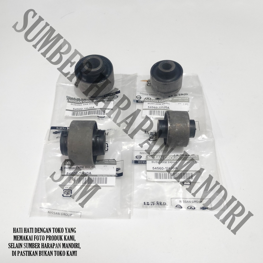 Original Almera N17 Large Small Front Wing Lower Arm Bushings 2 Sets ...